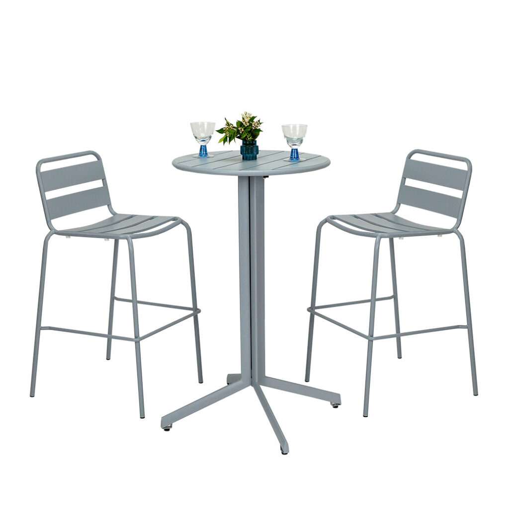 Buy Lucio Andre Steel Round Bar Table 60cm | Multiple Colours | Chairforce