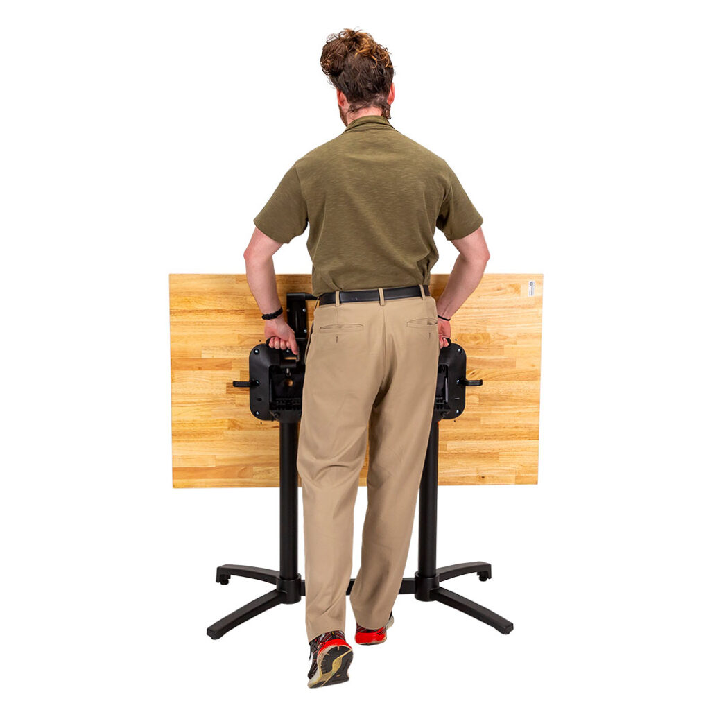 Buy Hugo Double Folding Table Base | Chairforce